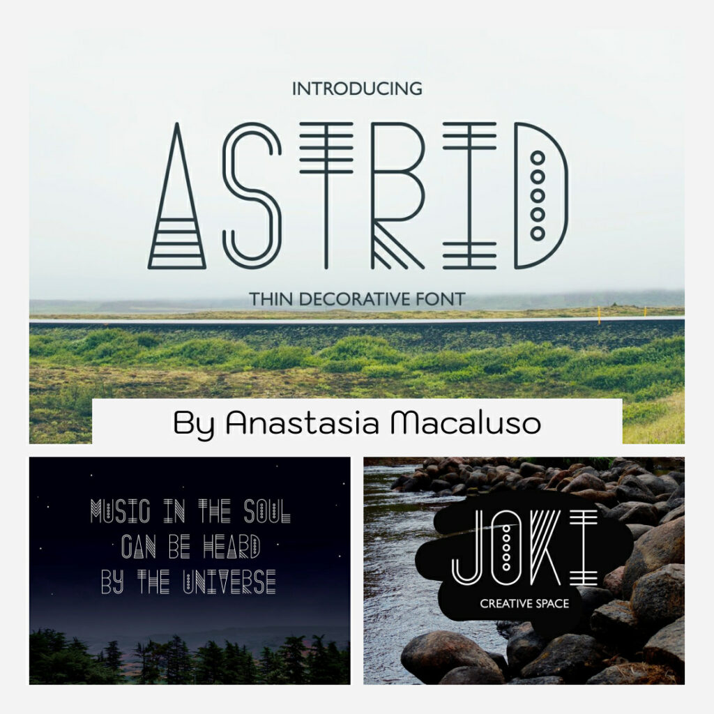 Astrid - Thin Decorative Font – MasterBundles