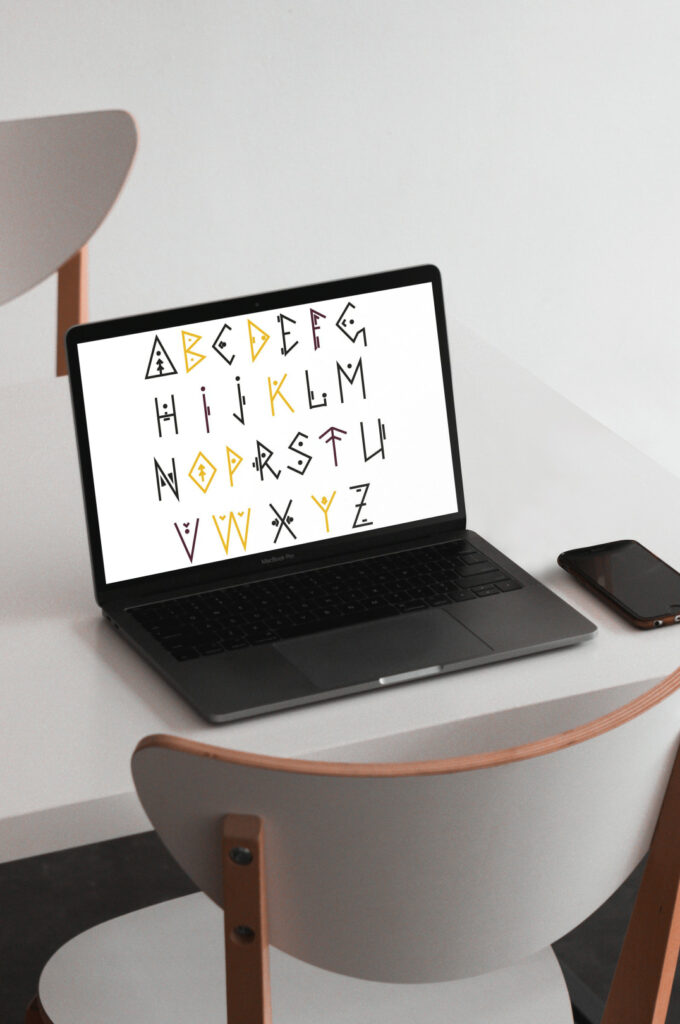 Vector Ethnic Font – MasterBundles