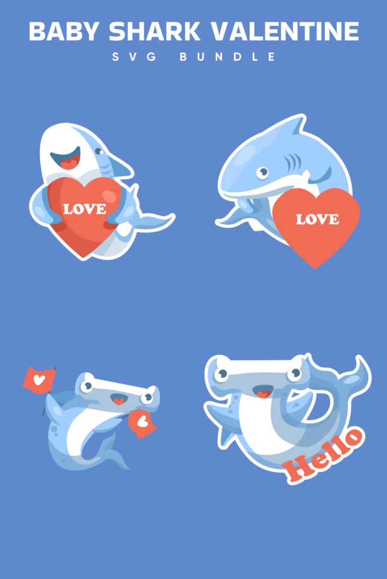 Baby Shark Valentine SVG – MasterBundles