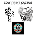 Cow Print Cactus SVG – MasterBundles