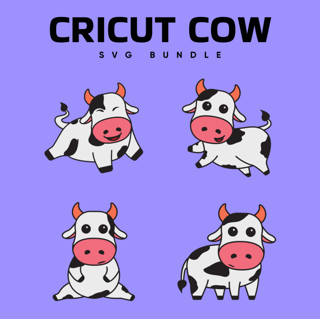Cricut Cow SVG Free – MasterBundles