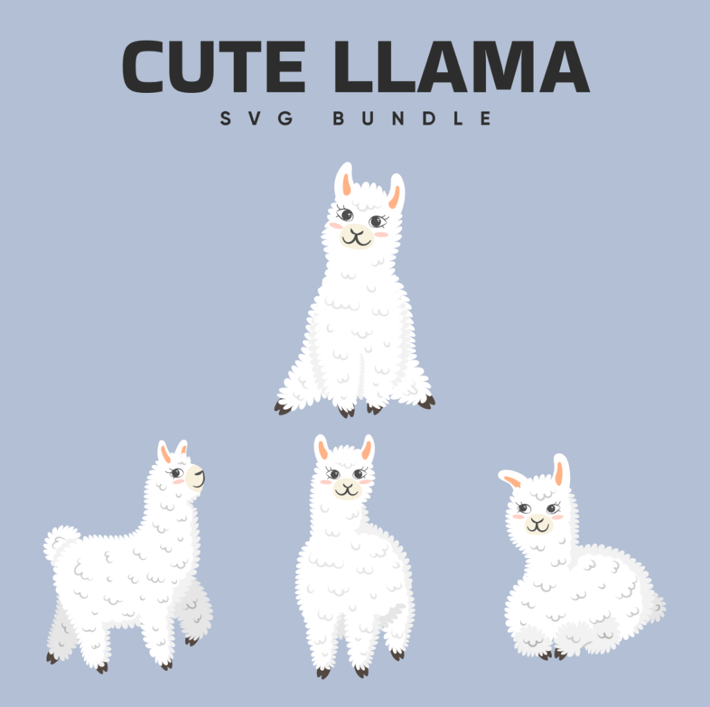 11+ Best Llama SVG Files (2022) - MasterBundles