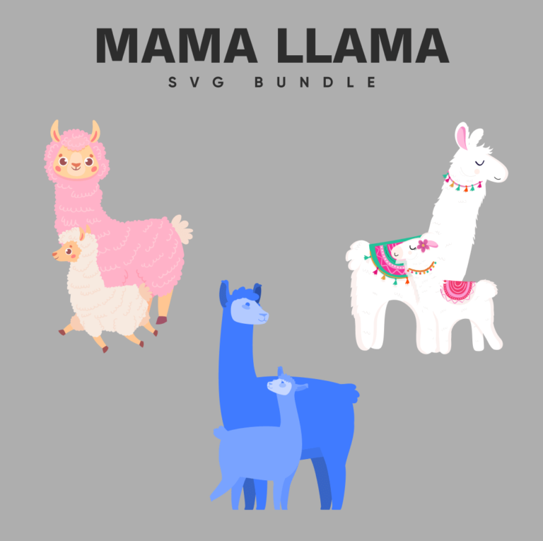 Mama Llama SVG – MasterBundles