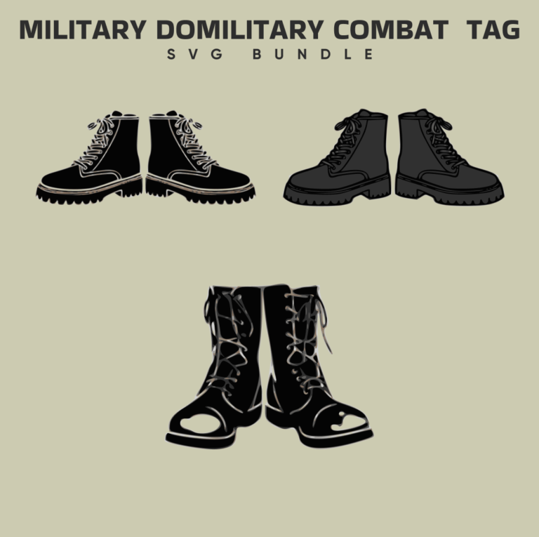 Military Combat Boots SVG Designs – MasterBundles