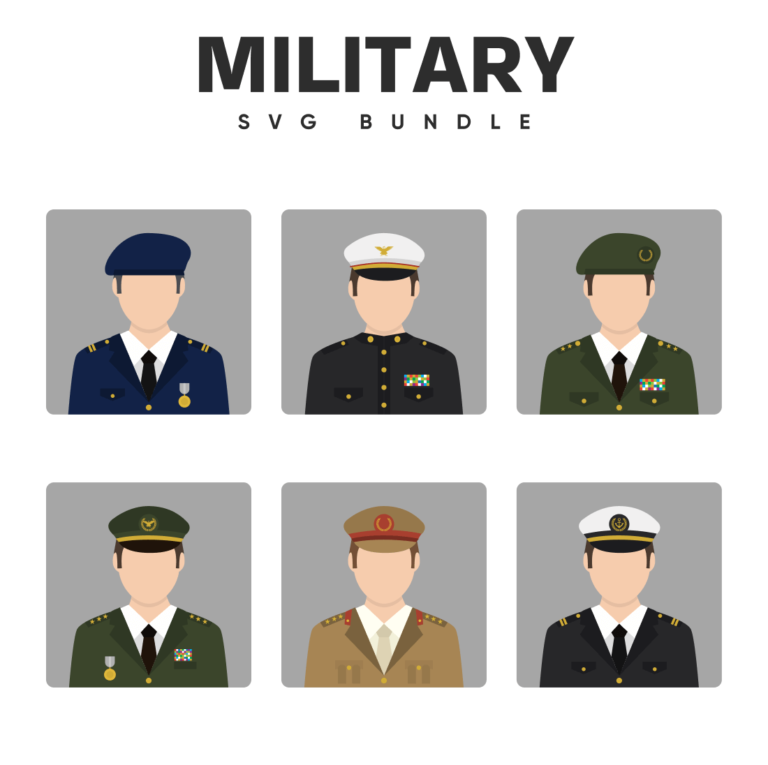 6 Military SVG Free Designs – MasterBundles