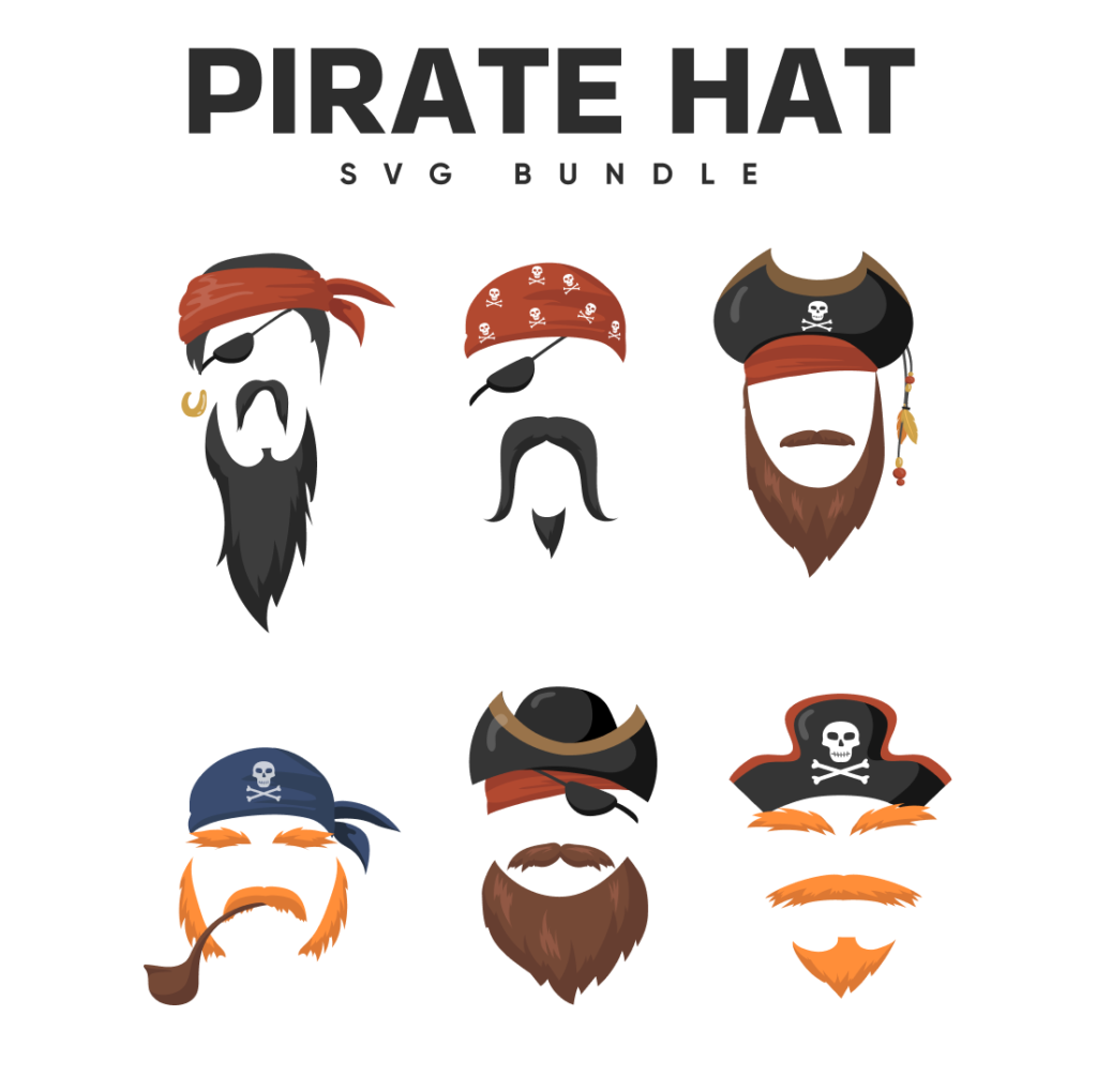 Pirate Hat SVG Files – MasterBundles