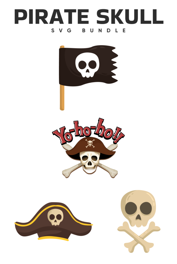 Pirate Skull SVG Free – MasterBundles