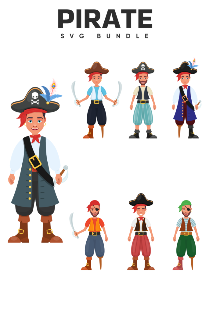Pirate SVG Designs – MasterBundles