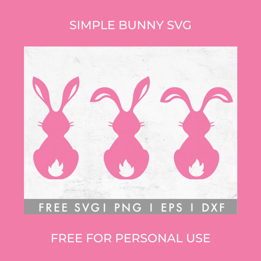 FREE Simple Bunny SVG – MasterBundles