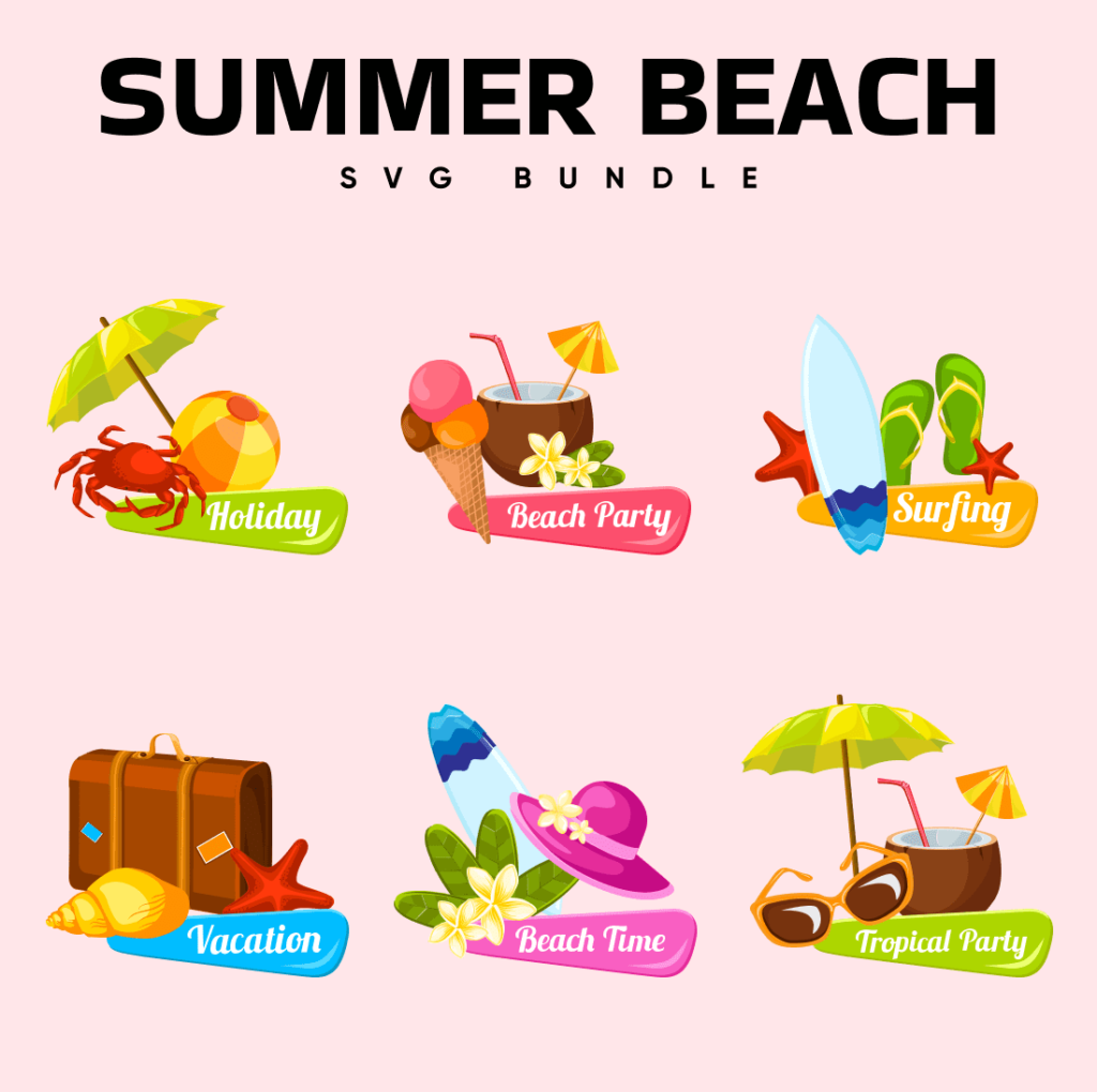 9 Summer Beach SVG Files – MasterBundles