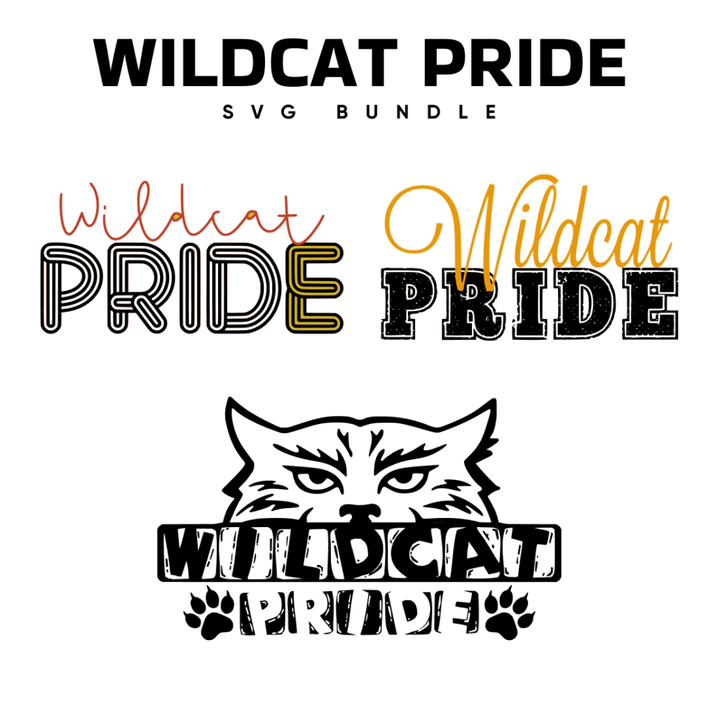 4 Wildcat Pride SVG Filws – MasterBundles