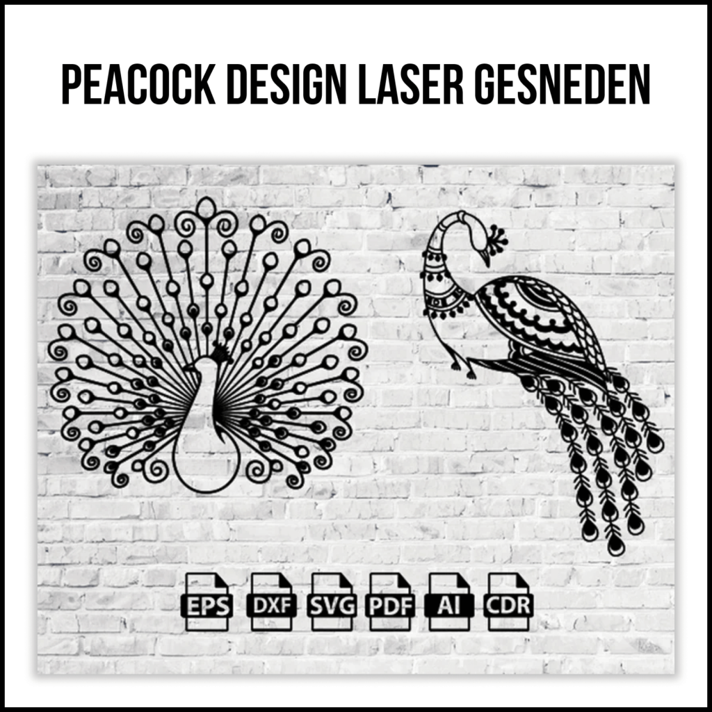 Peacock Template SVG – MasterBundles