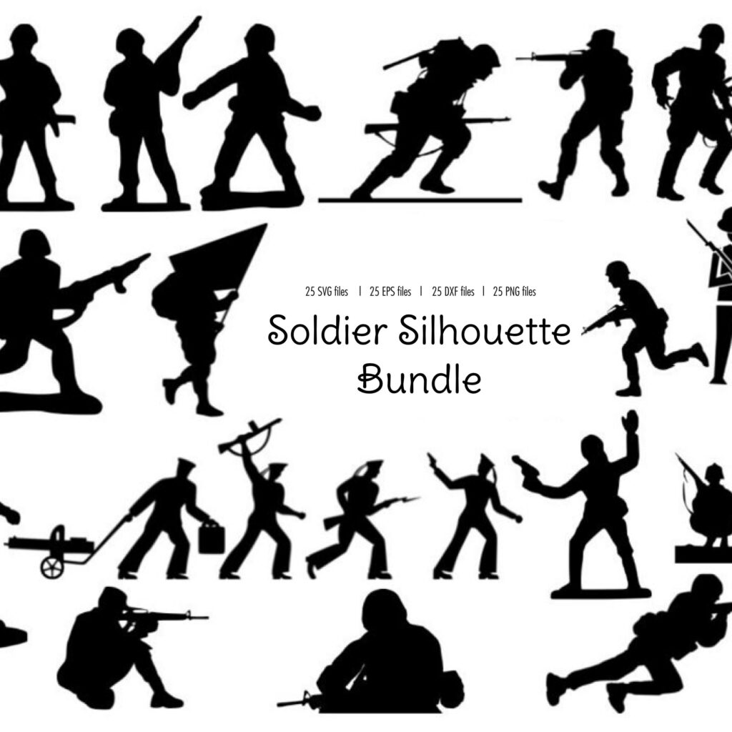 Soldier Silhouette Bundle – MasterBundles