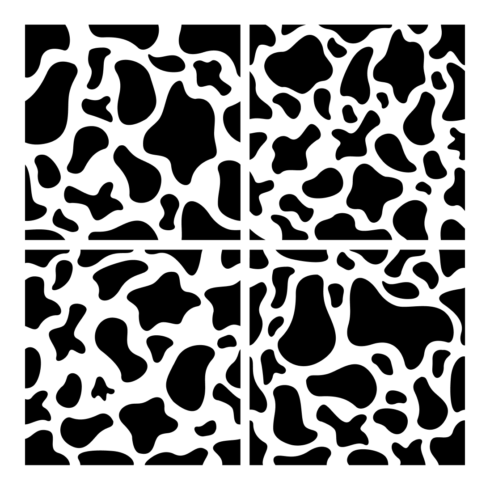 4 Cow Print SVG Files | Master Bundles