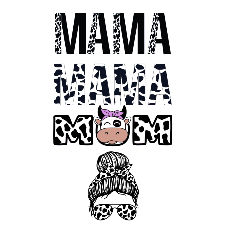 4 Mama Cow Print SVG Files – MasterBundles