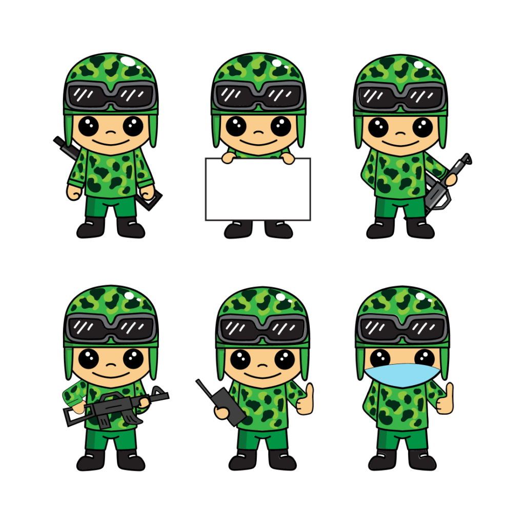 6 Military Child SVG Designs – MasterBundles