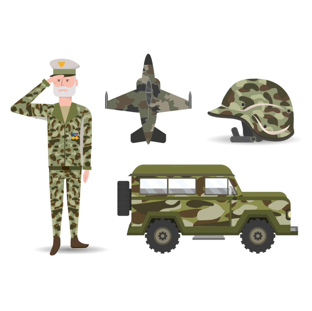 4 Military SVG Designs – MasterBundles