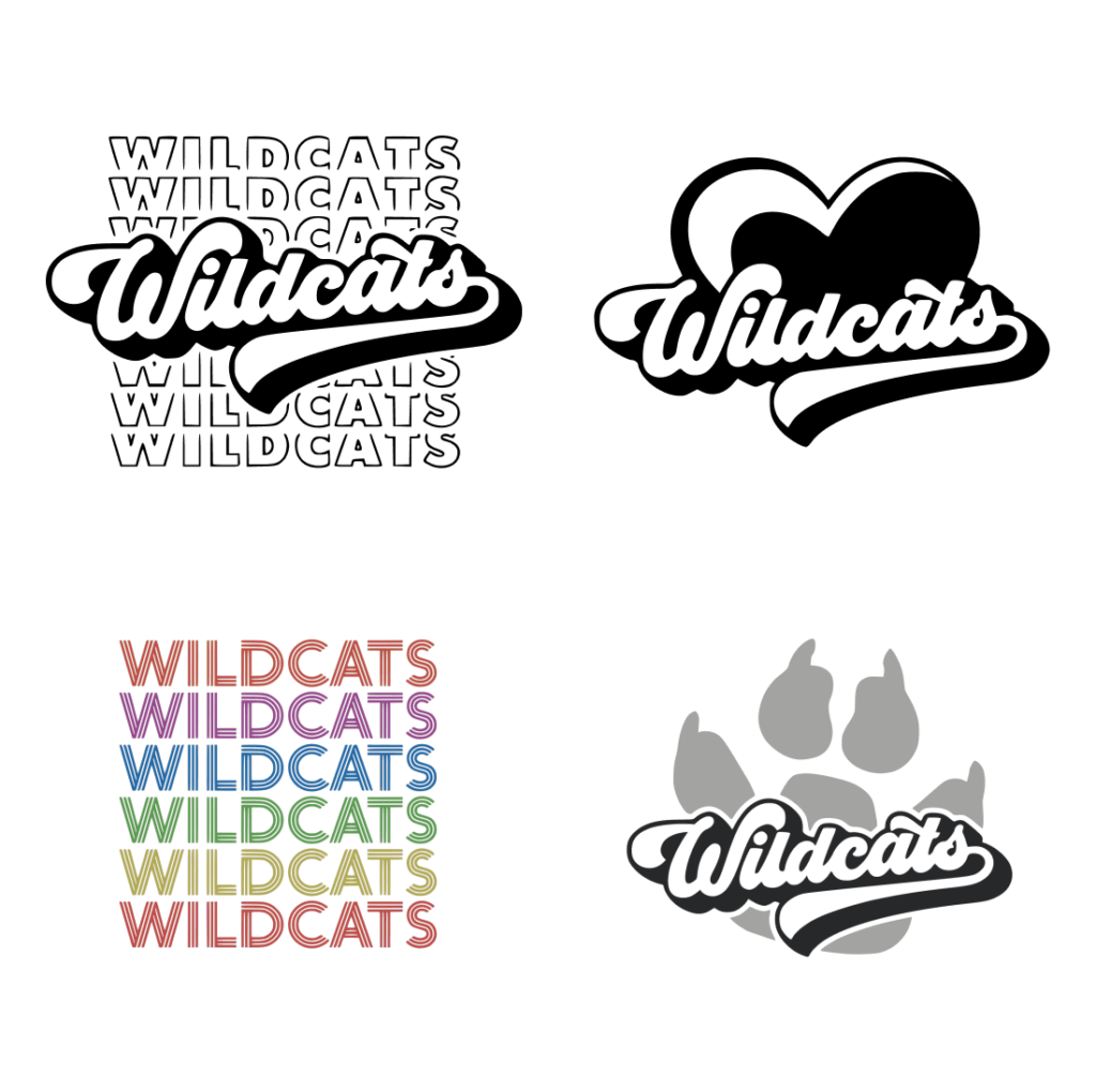 4 Retro Wildcat SVG Designs – MasterBundles