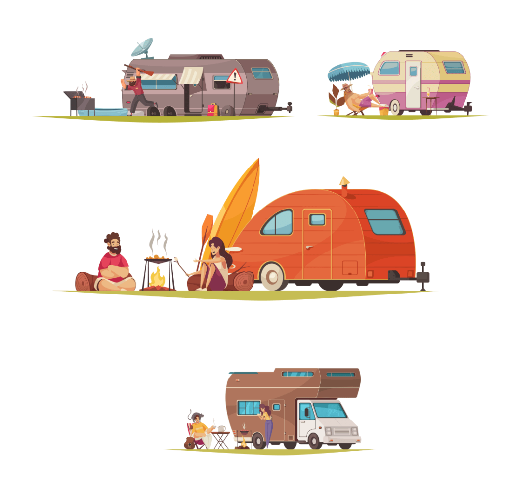 Travel Trailer SVG Free – MasterBundles