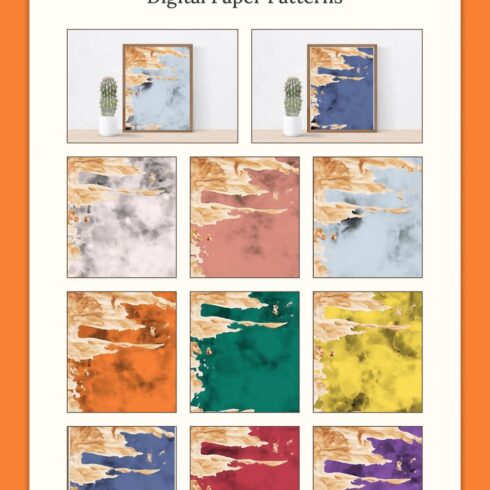 12 Watercolor Ink Digital Paper – MasterBundles