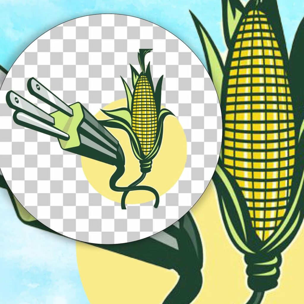 Electric Power Plug Coming Out of Corn – MasterBundles