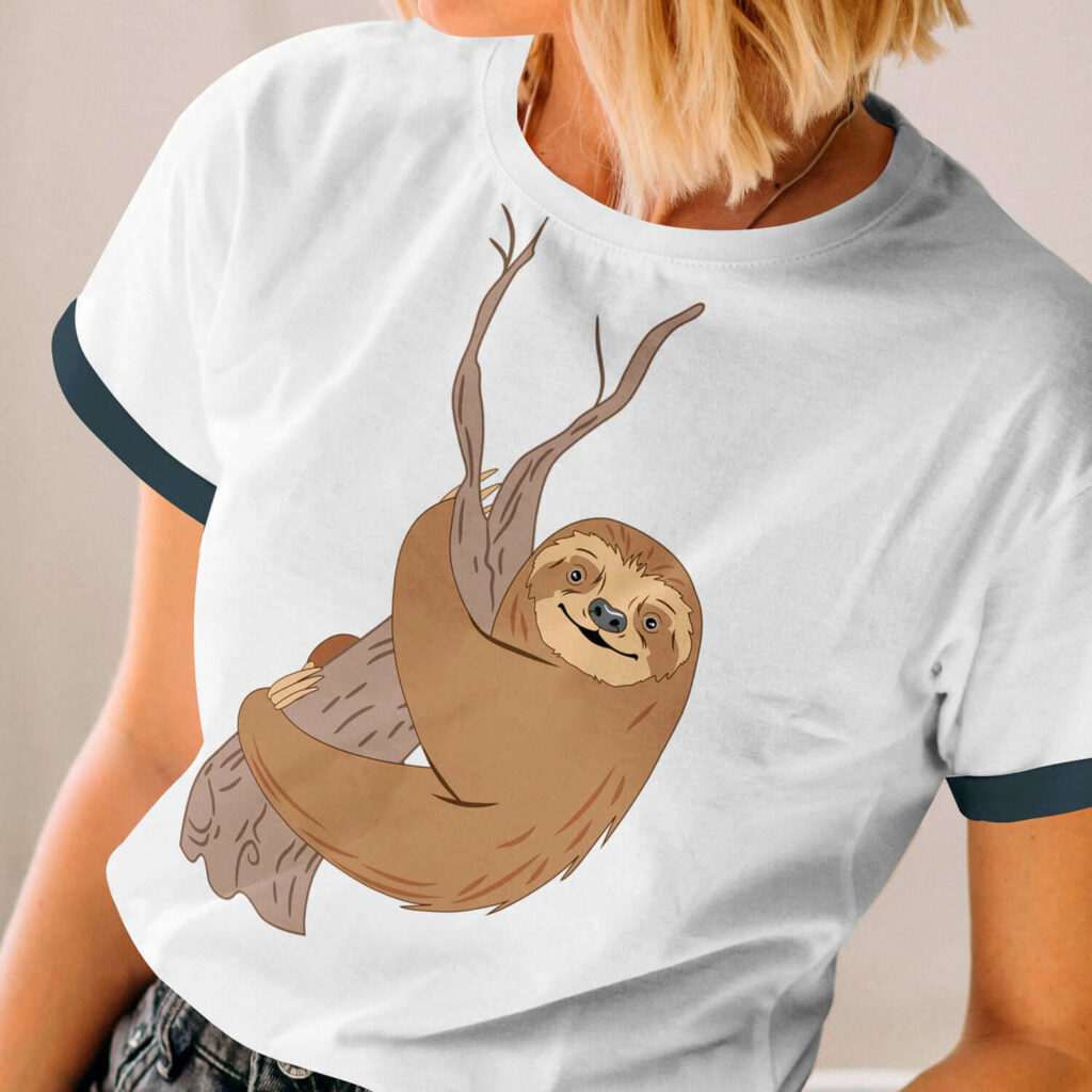 3 Simple Sloth SVG Designs – MasterBundles