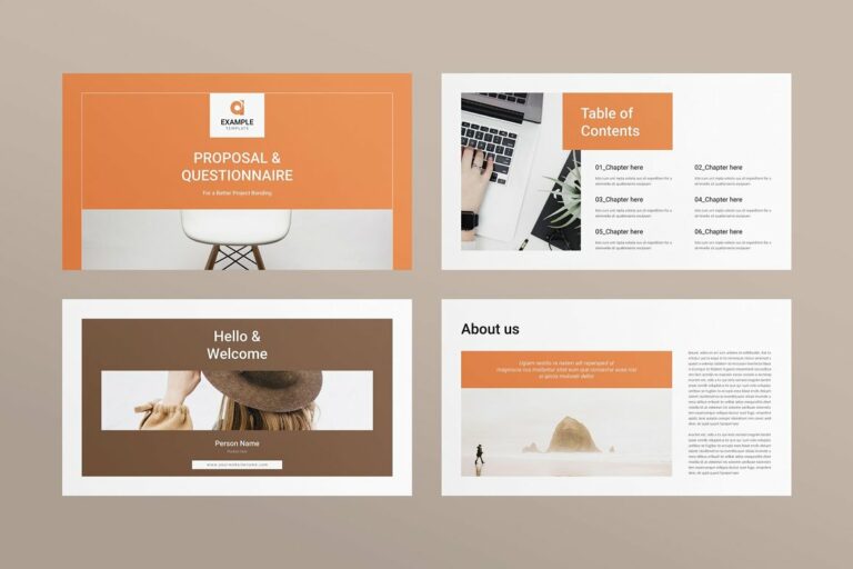 Proposal & Questionnaire Template – MasterBundles