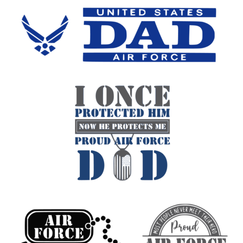 4 Air Force Dad SVG Designs | Master Bundles
