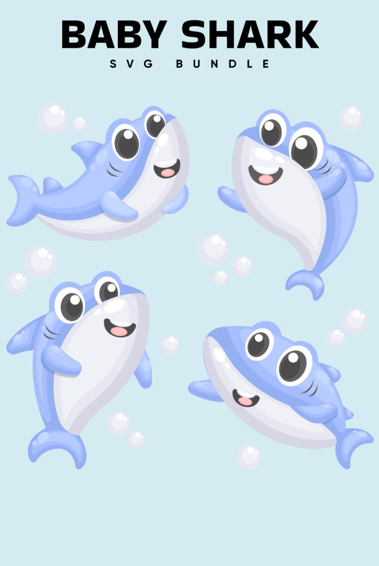 4 Baby Shark SVG Files – MasterBundles
