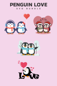 Penguin Love SVG – MasterBundles