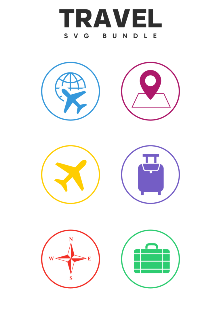 6 Travel SVG Files – MasterBundles