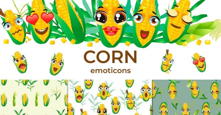 Corn Emoticons – MasterBundles