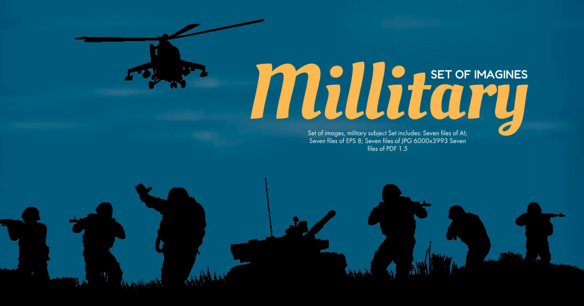 Set of Images, Military Subject – MasterBundles