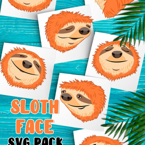 7 Sloth Face SVG Designs | MasterBundles