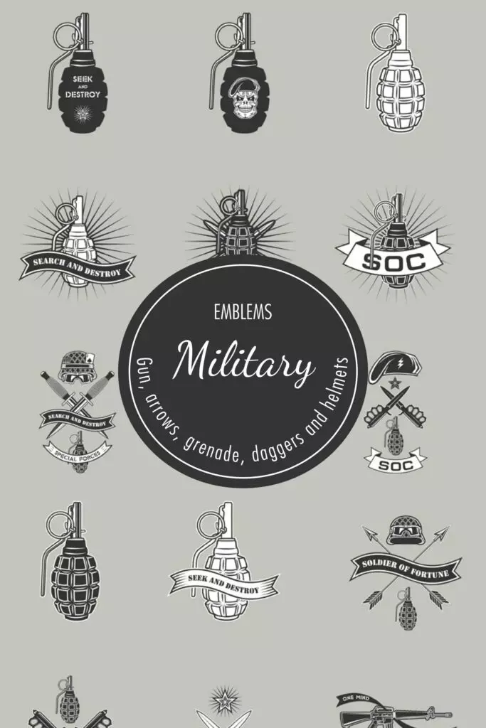 Military Emblems Set – MasterBundles