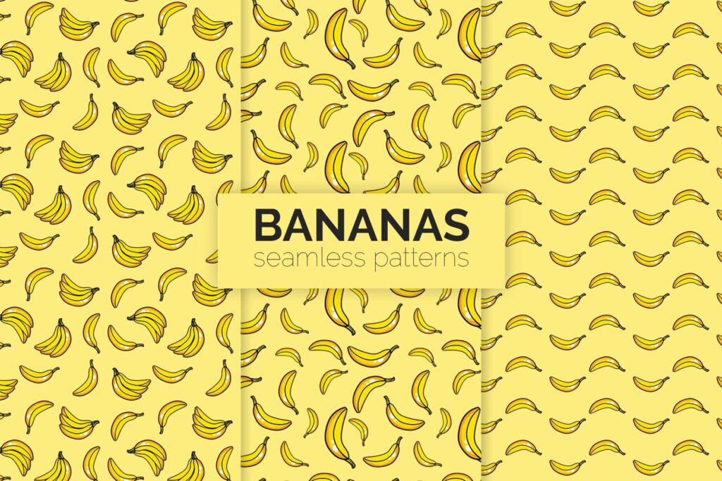 Bananas Seamless Patterns – MasterBundles