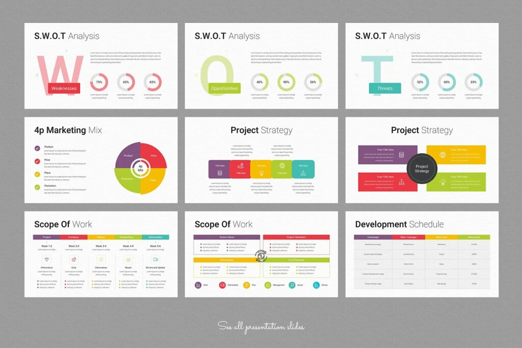 Project Proposal PowerPoint Template CANVA – MasterBundles