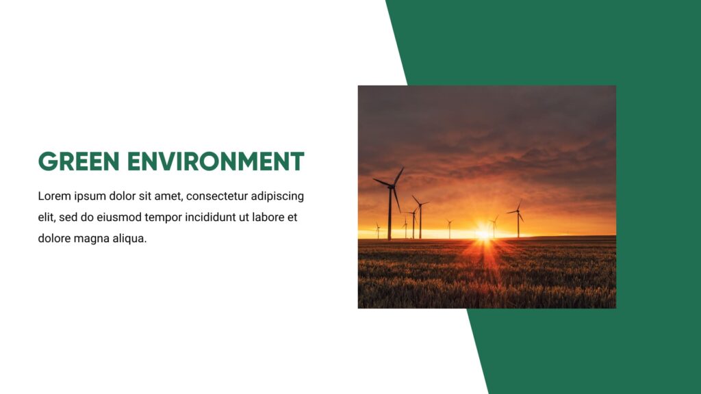 Free Powerpoint Green Environment Background – MasterBundles