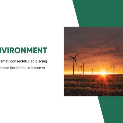 Free Powerpoint Green Environment Background | Master Bundles