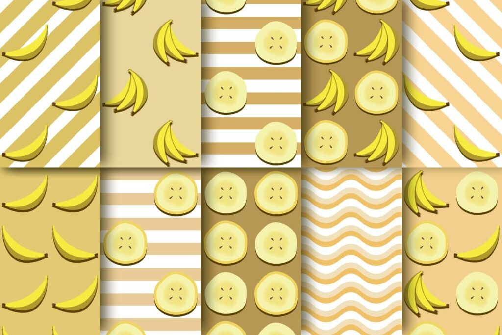 Banana Digital Patterns – MasterBundles
