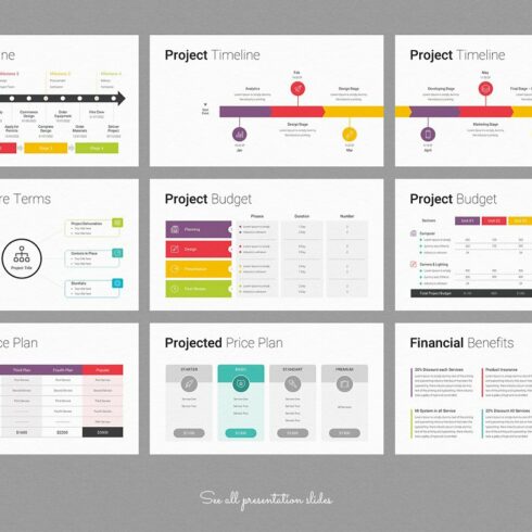 Project Proposal PowerPoint Template CANVA | Master Bundles