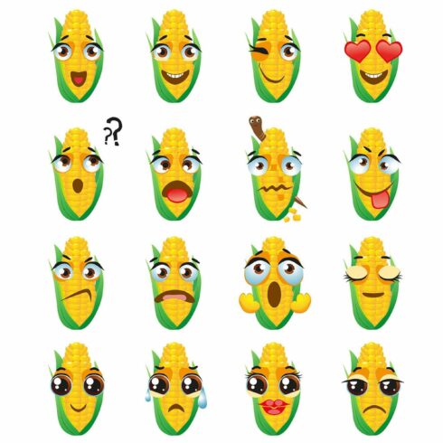 Corn Emoticons | Master Bundles