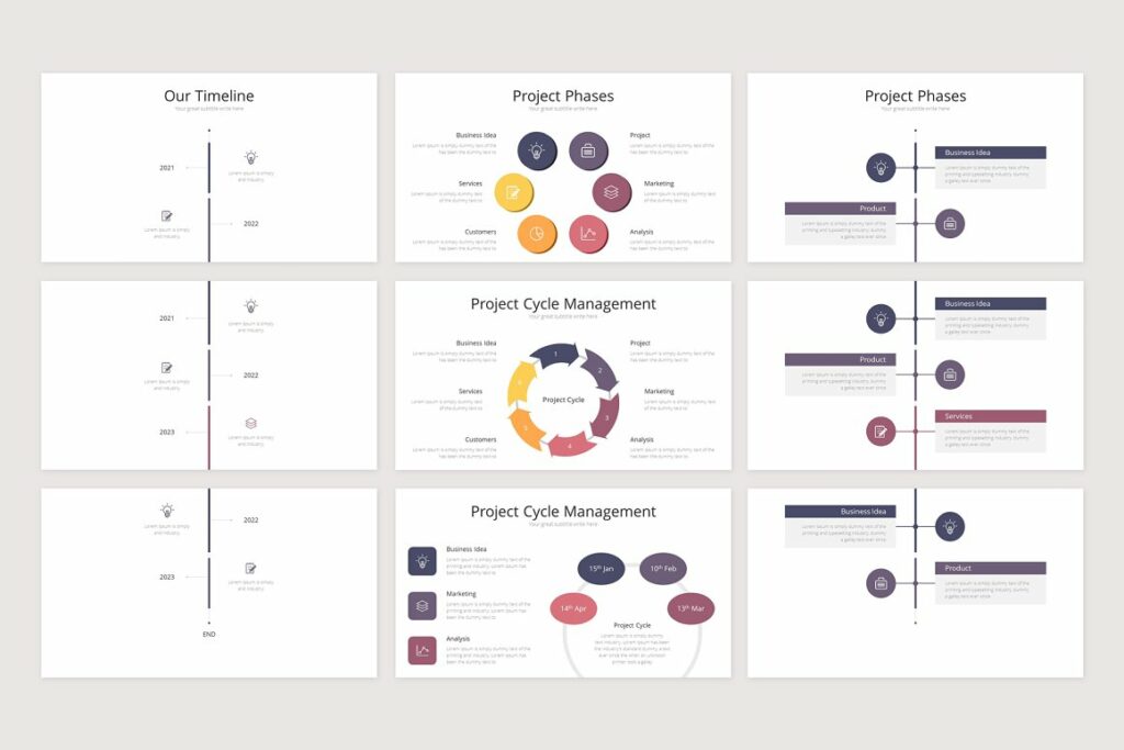 Project Proposal PowerPoint Template PPTX – MasterBundles