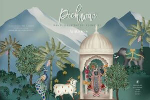 Pichwai Indian Art Bundle | Master Bundles