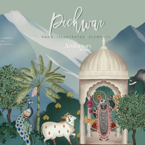 Pichwai Indian Art Bundle | Master Bundles