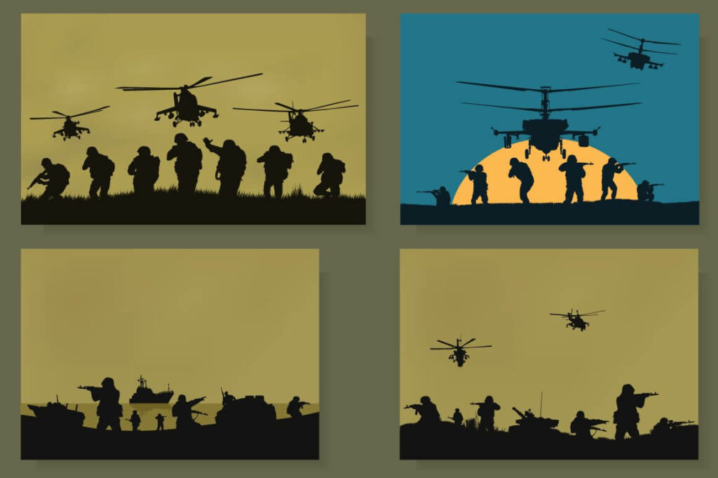 Set of Images, Millitary Subject – MasterBundles
