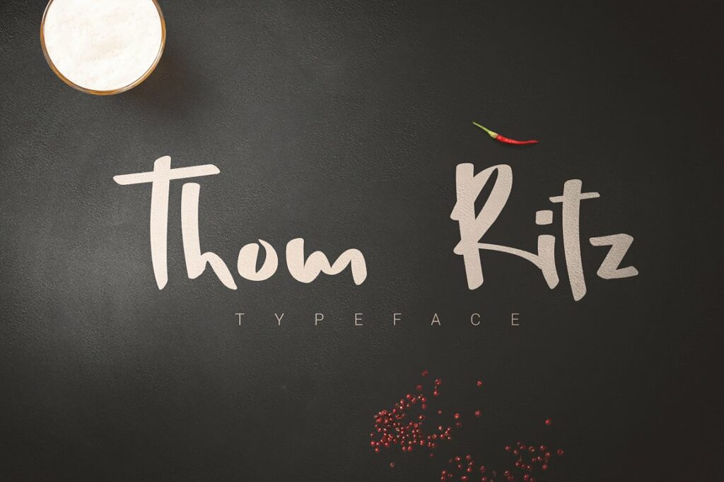 Thom Ritz Typeface – MasterBundles