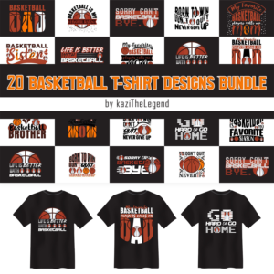 Basketball SVG Bundle, Basketball SVG Cut Files – MasterBundles