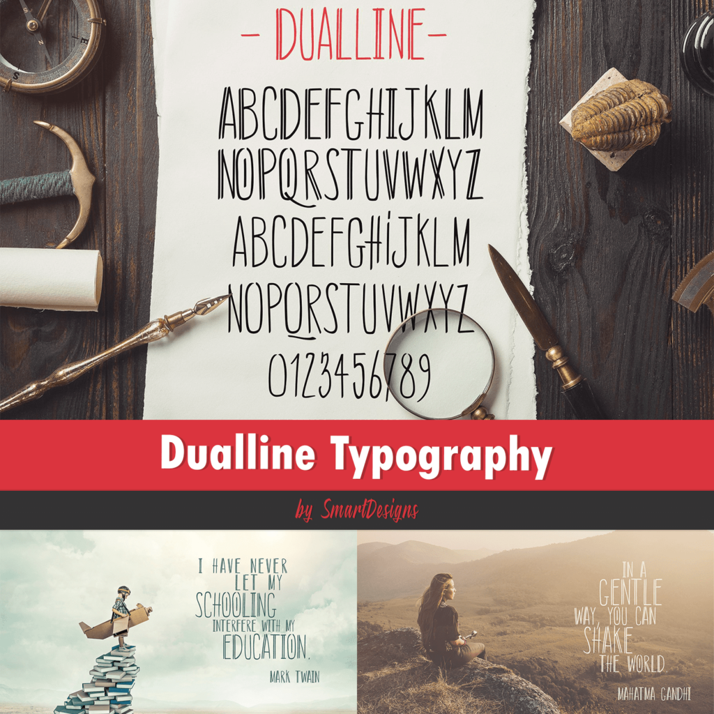 Dualline Typography – MasterBundles