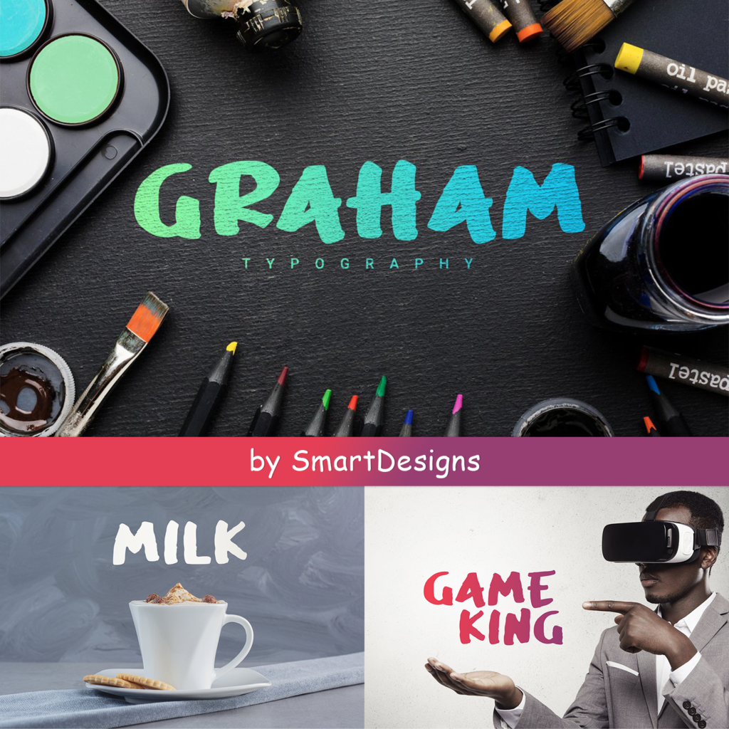 Graham Typography Handwritten Font – MasterBundles
